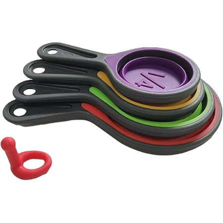 Amazon.com: Collapsible Measuring Cups and Measuring Spoons - Portable ...