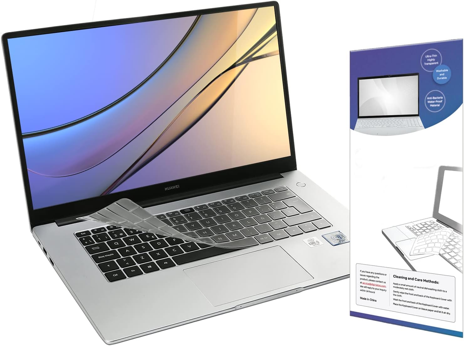 Digi-Tatoo Funda Cubre Teclado Español Compatible con Huawei Matebook ...