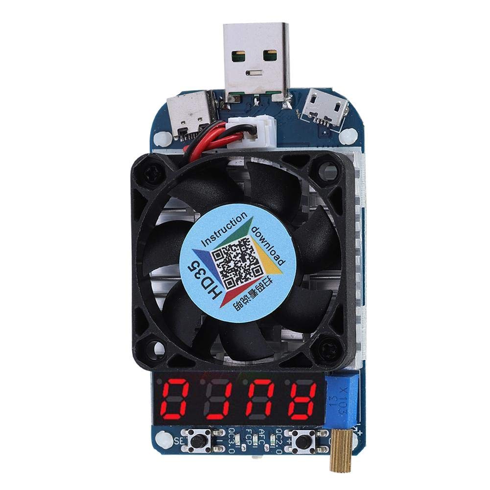 Usb Electronic Load Resistor 5a 35w Electronic Load Resistor Tester ...