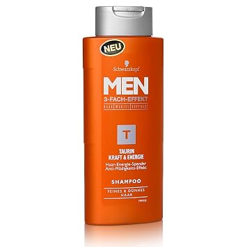 Schwarzkopf MEN Taurin Kraft & Energie Shampoo 250ml : Amazon.de: Kosmetik