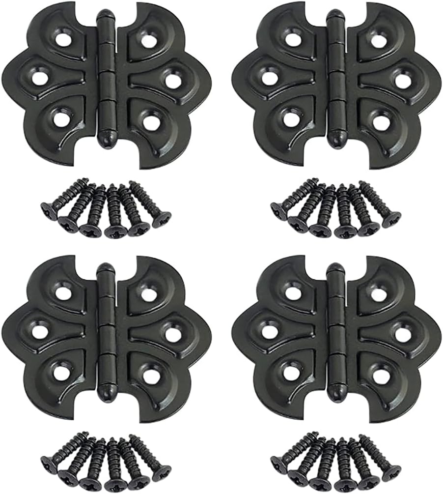 T Tulead Butterfly Hinges Antique Cabinet Hinges Zinc Alloy Mini Hinges ...