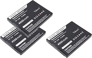 Amazon.com: ChoyoqeR 3PCS BAT-EDA50 BATT-EDA40-1 Replacement Battery ...