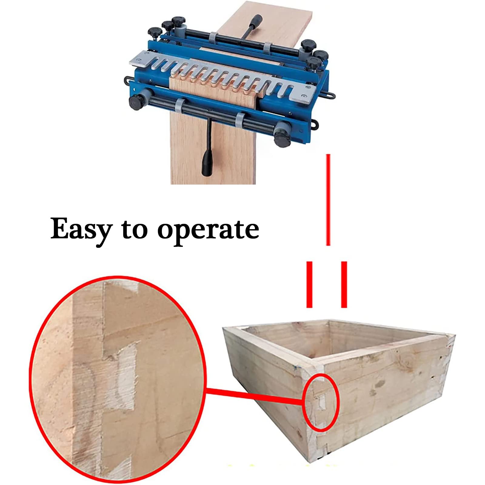 Using Harbor Freight Dovetail Jig Shop Fox Dovetail Joint Fixture