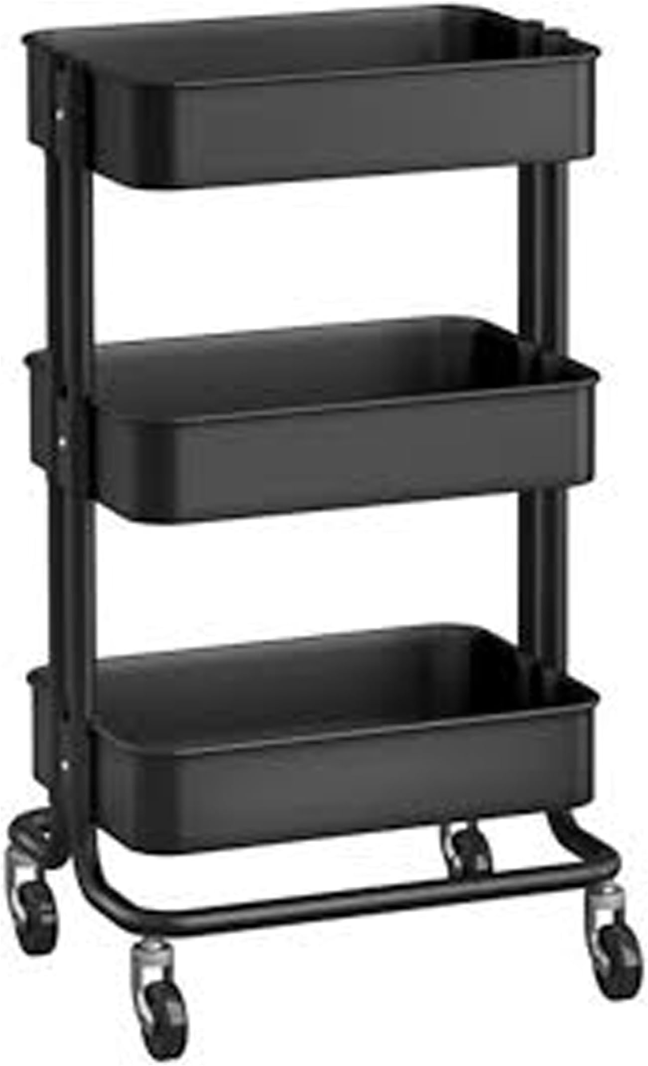 Amazon.com: RASKOG Home Kitchen Storage Utility cart-Black : Office ...