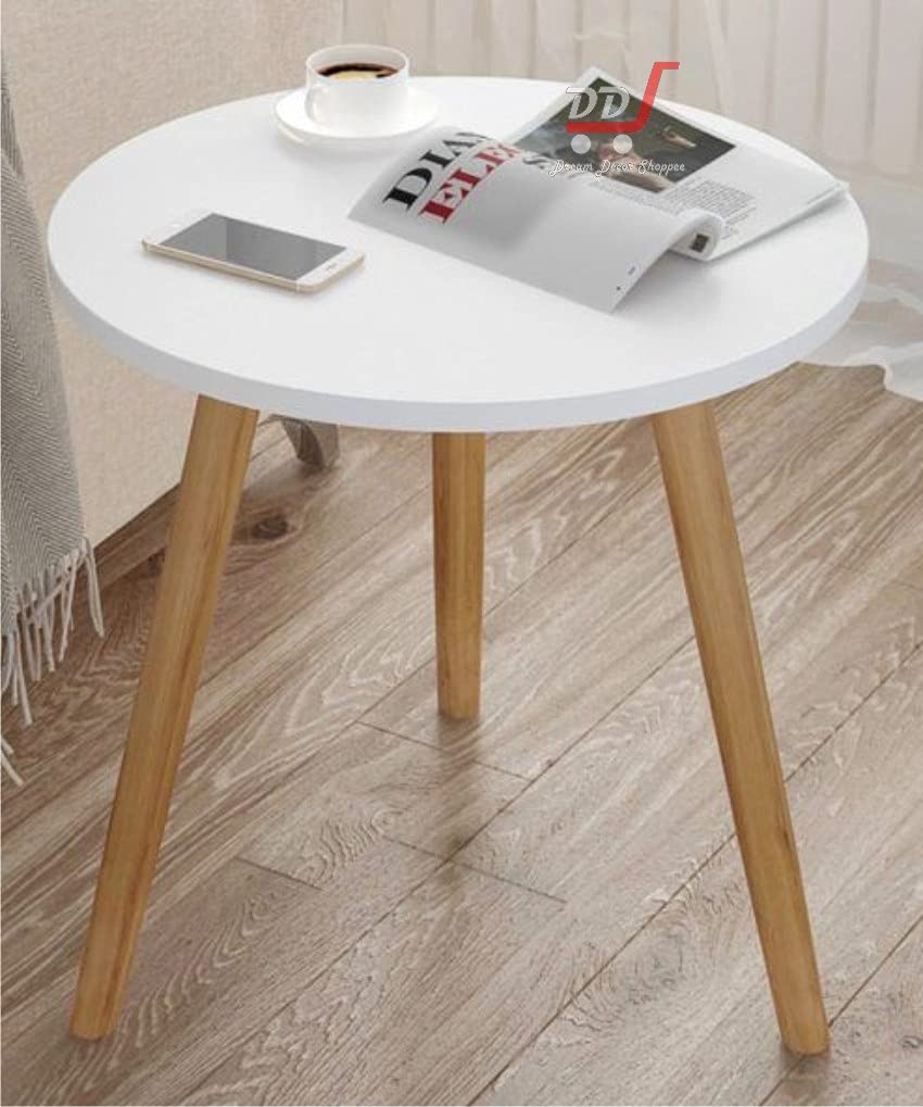DDS Dream Decor Shoppee Foldable Round Shaped Side Table/Tea Coffee ...