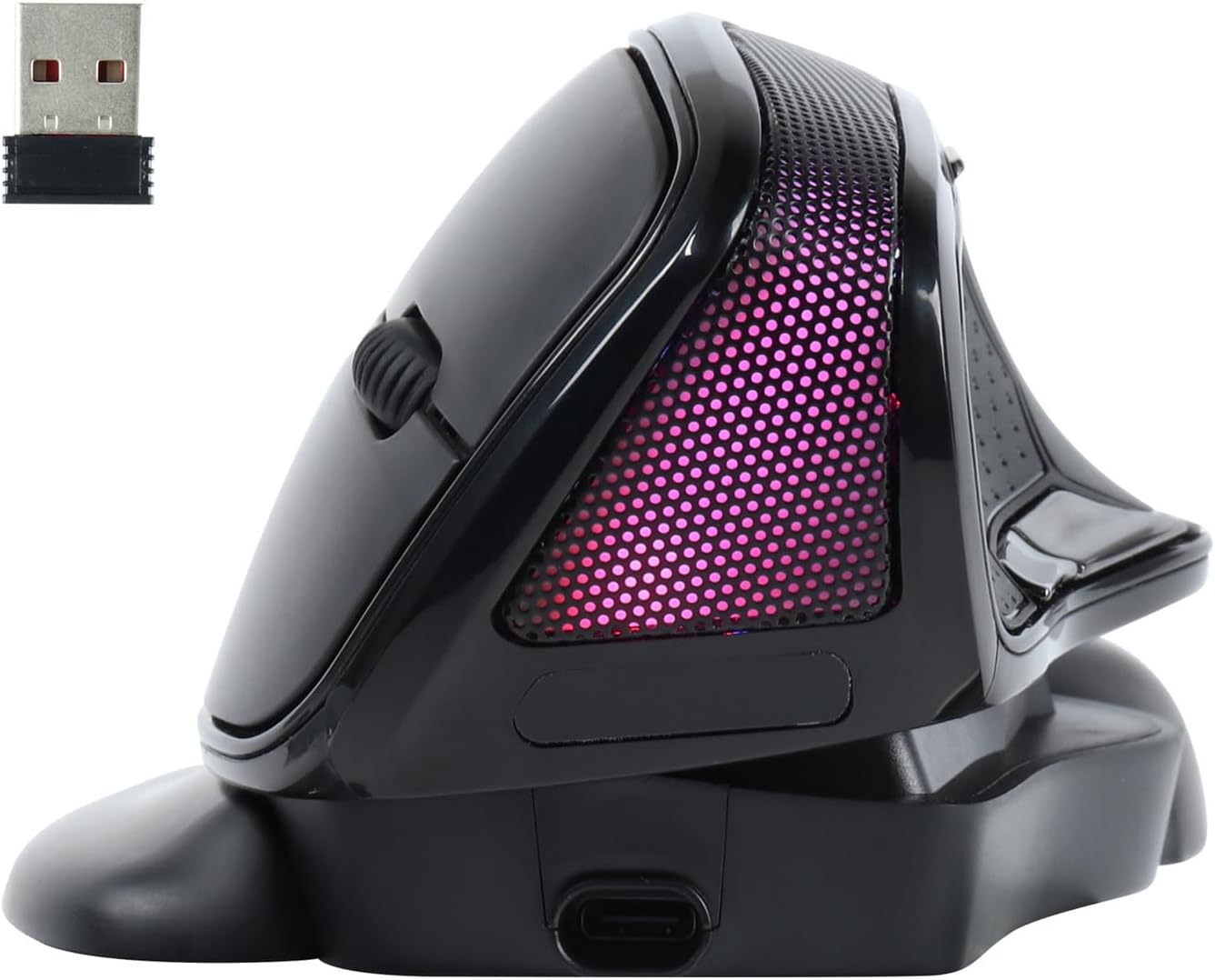 Amazon.com: Sunffice Ergonomic Vertical 2.4GHz Wireless Rechargeable ...