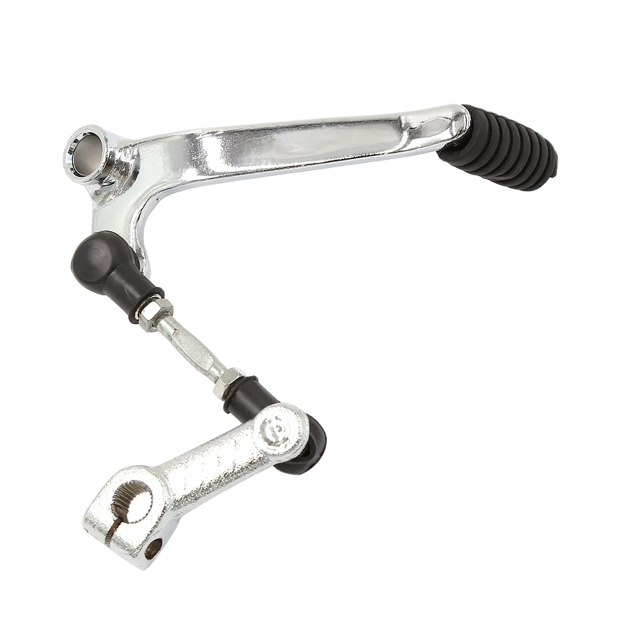 A ABSOPRO Motorcycle Gear Shifter 26cm Shift Lever Pedal Metal Silver ...