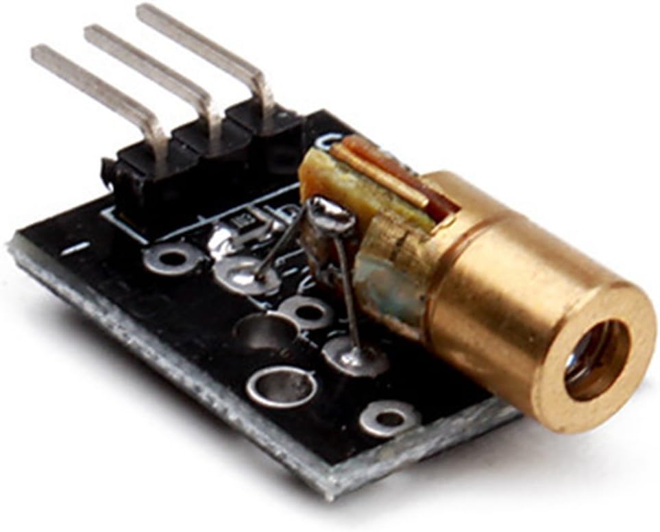 Robojax 5mW Laser Transmitter Module Non-Modulator for Arduino : Amazon ...
