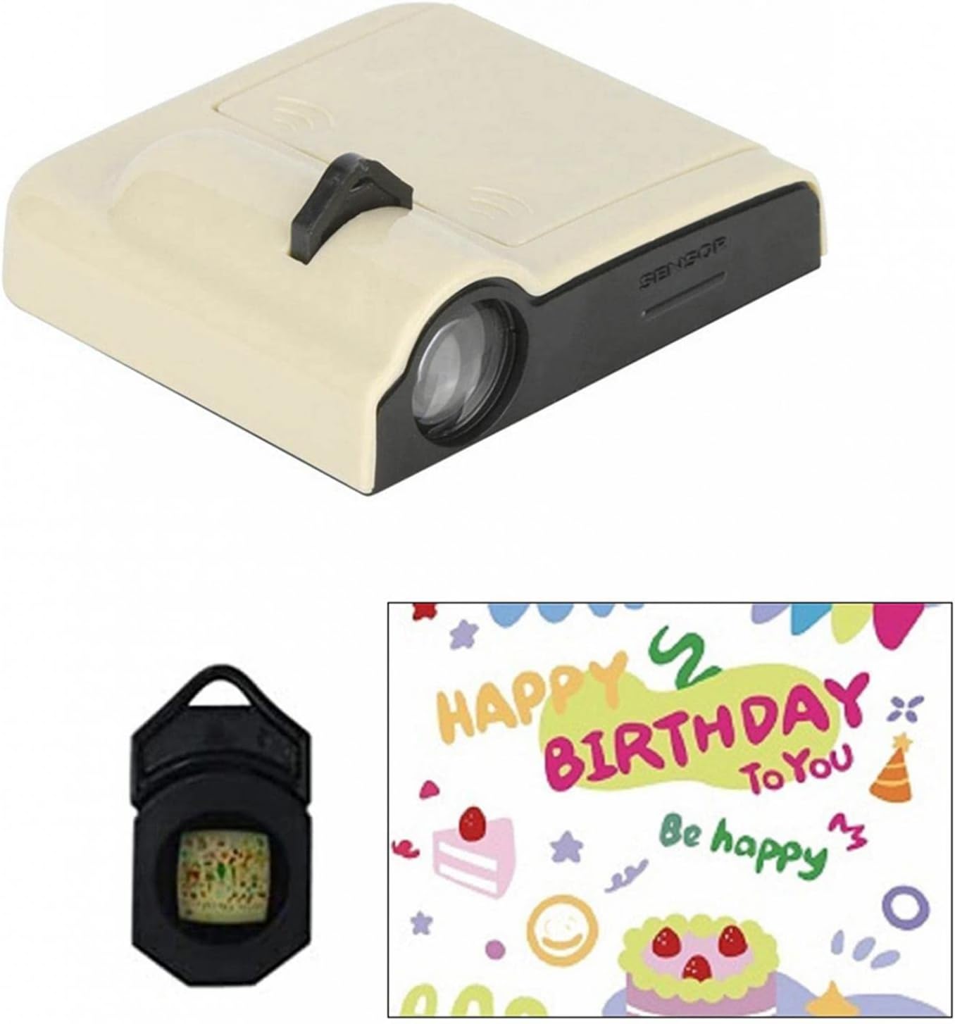 Amazon.com: Mini Projector Birthday Party Decoration Projector Portble ...