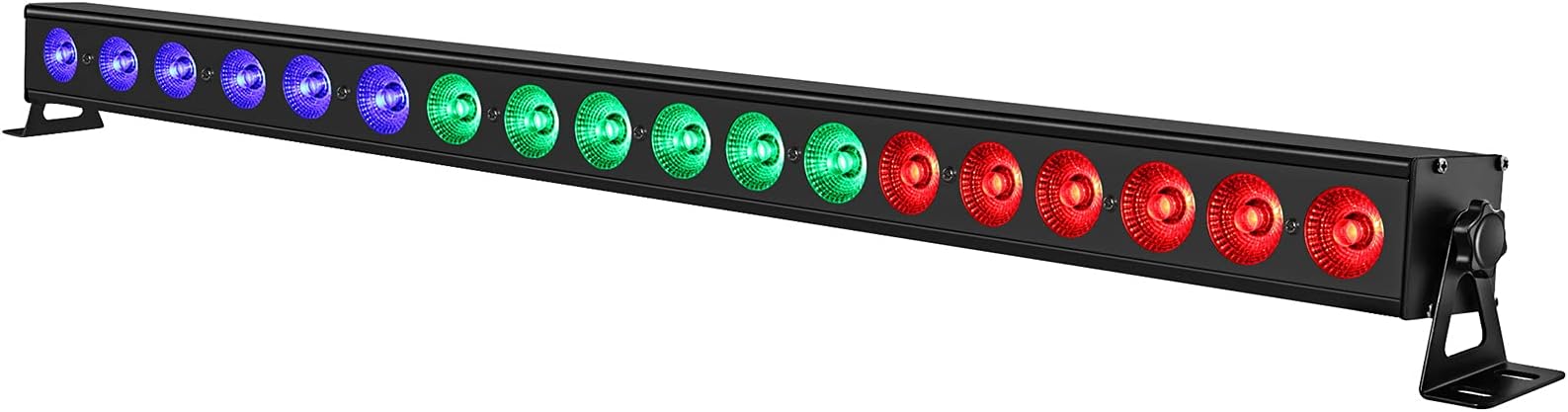 Amazon.com: CO-Z LED Stage Lights DMX, 8 pcs 18x3W RGB Par Can Lights ...