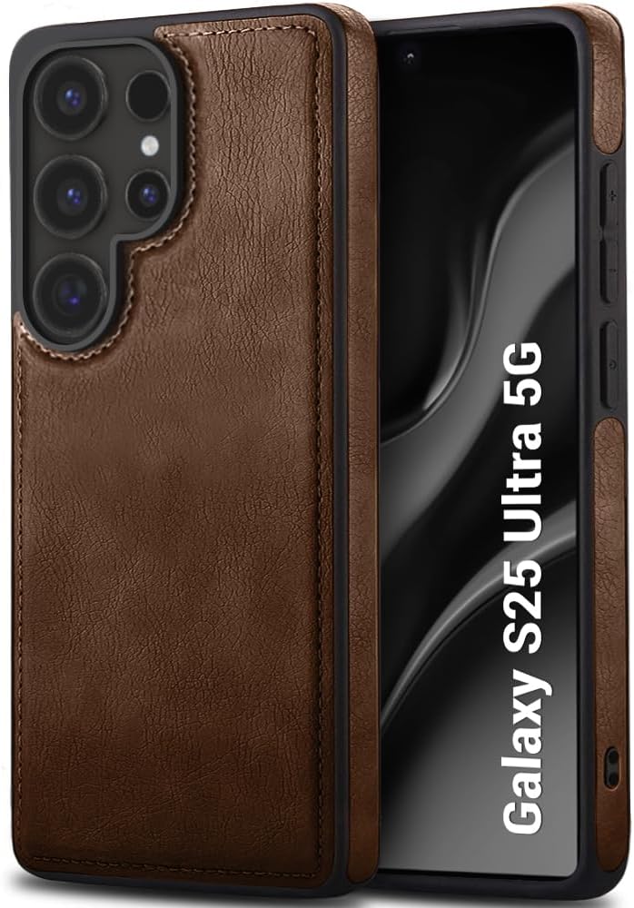 Back Cover for Samsung Galaxy S25 Ultra with Black Magnetic Flip ...