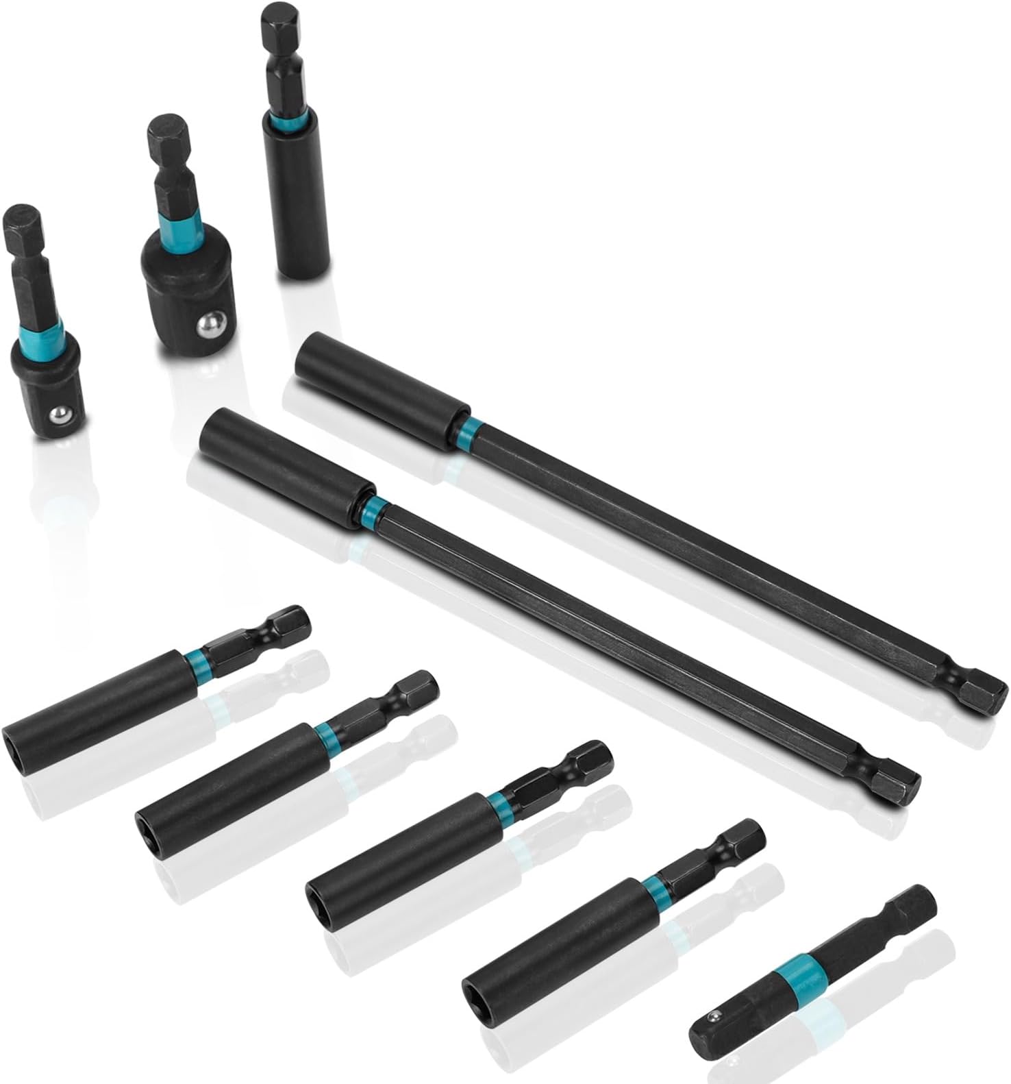 V2ine 10 Pcs Impact Driver Bit Adapter Set,5 PCS Strong Magnetic ...