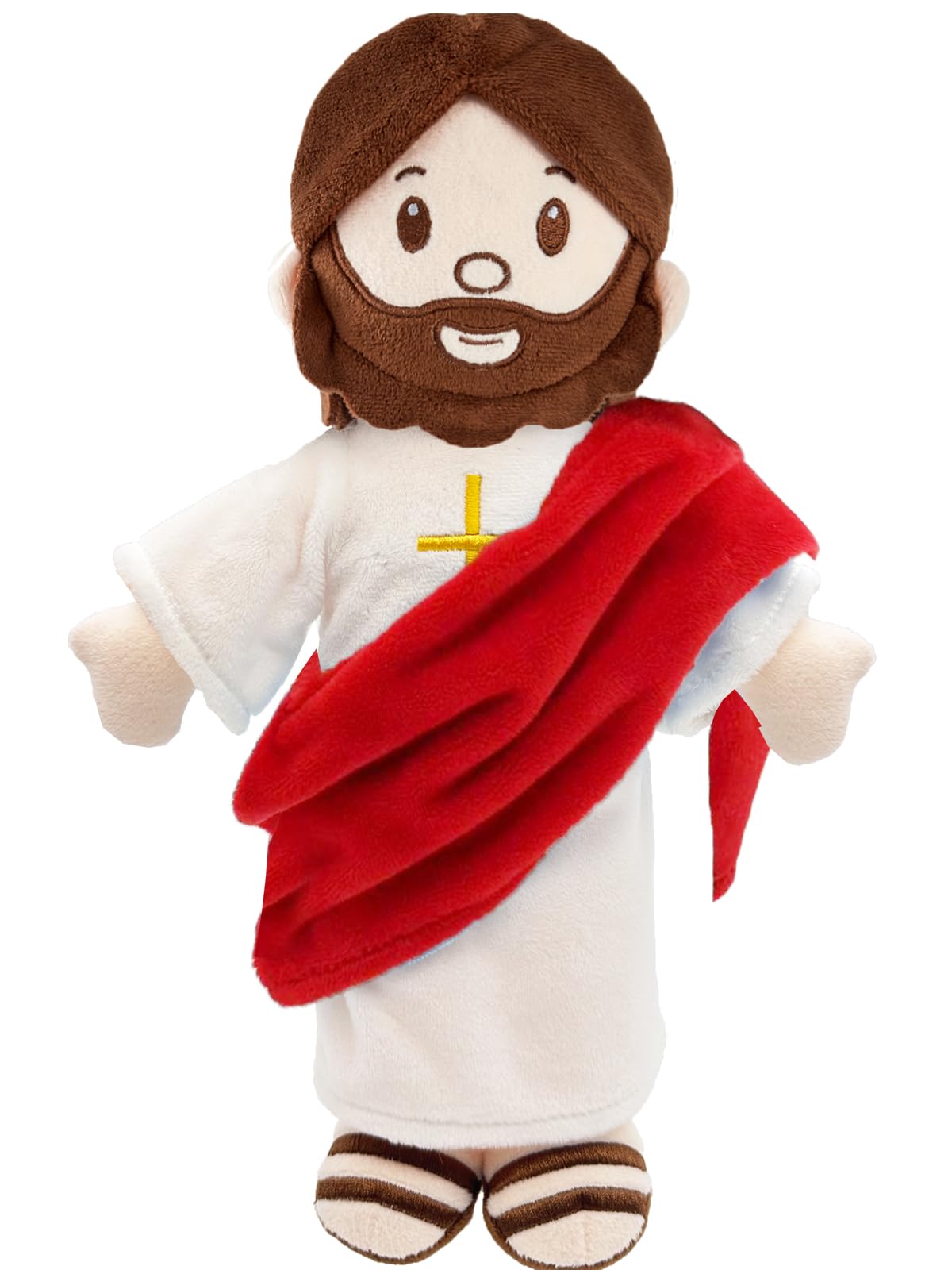 Snapklik.com : BOKUFLY Jesus Plush Doll Jesus Plushie Stuffed Toy ...