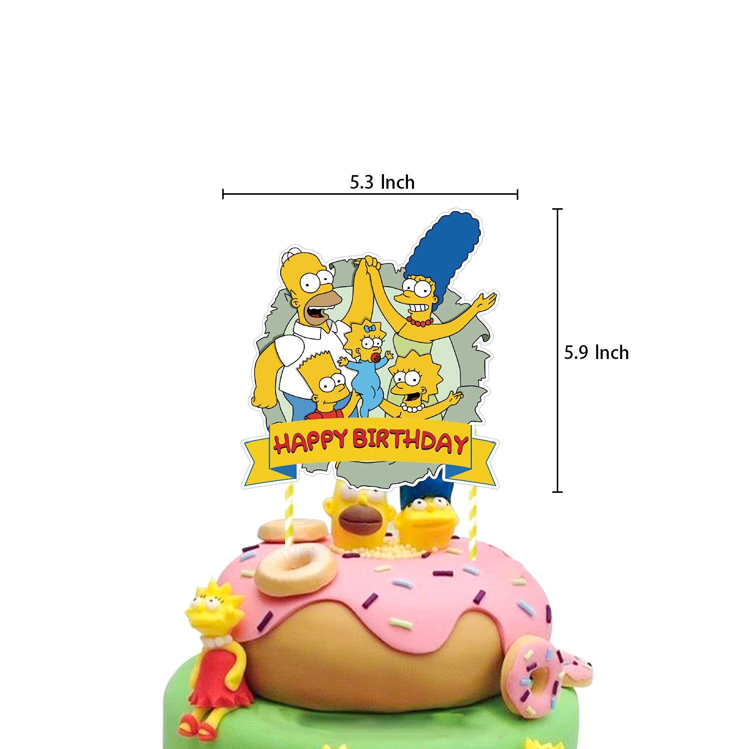 Buy Simpsons Party Supplies , Simpson's Birthday Party Set Includes ...