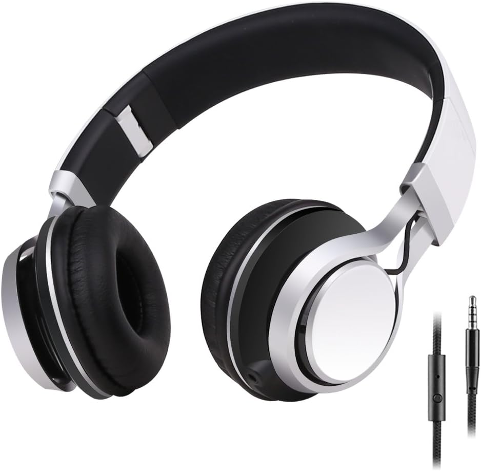 Amazon.com: Sound Intone HD30 Headphones with Microphone Lightweight ...