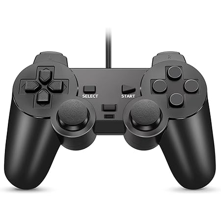Amazon.com: Cipon Wired Controller Compatible with PS-2 Console, Black ...