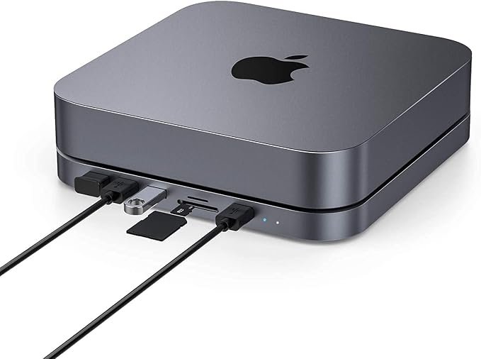 Mac Mini Hub, Oxlaw Type-C Aluminum Stand & Hub - USB-C Data Port ...