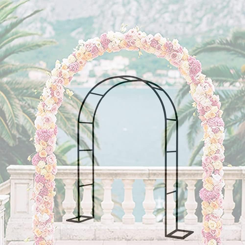 Buy WHFTD Large Metal Garden Arch, Heavy Duty Rose Arches Arbor Flower ...