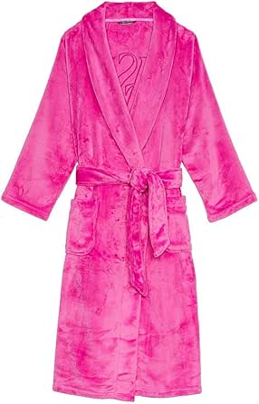 Amazon.com: Victoria's Secret Short Cozy Robe Color Fucshia/Pink Size ...