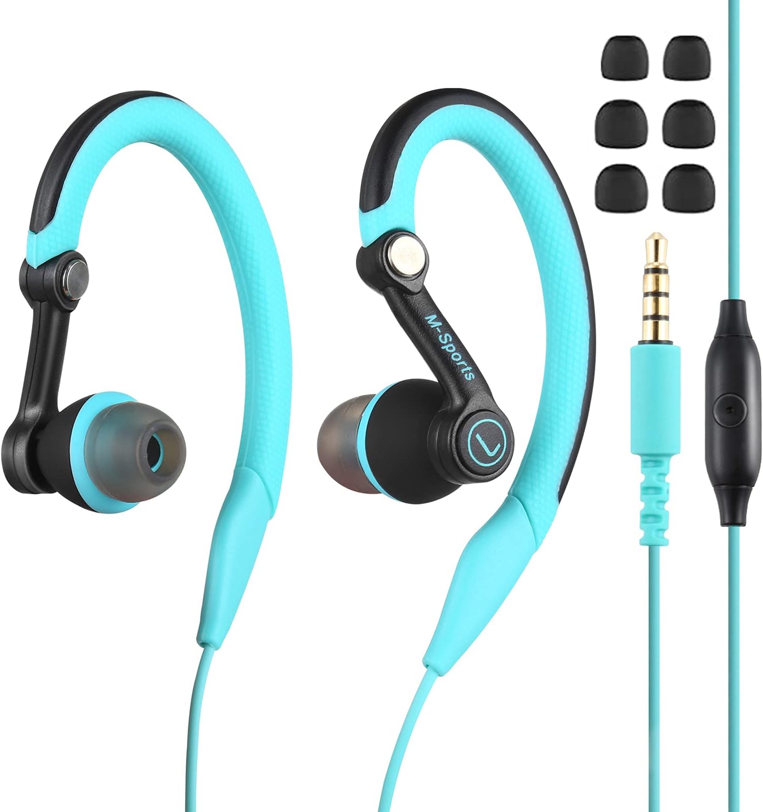 Amazon.com: PHILIPS SHS3200BK/37 Flexible Earhook Headphones, Black ...