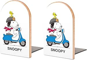 Amazon.co.jp: Peanut Snoopy Bookend Bookstopper, Set of 2, Book Stand ...