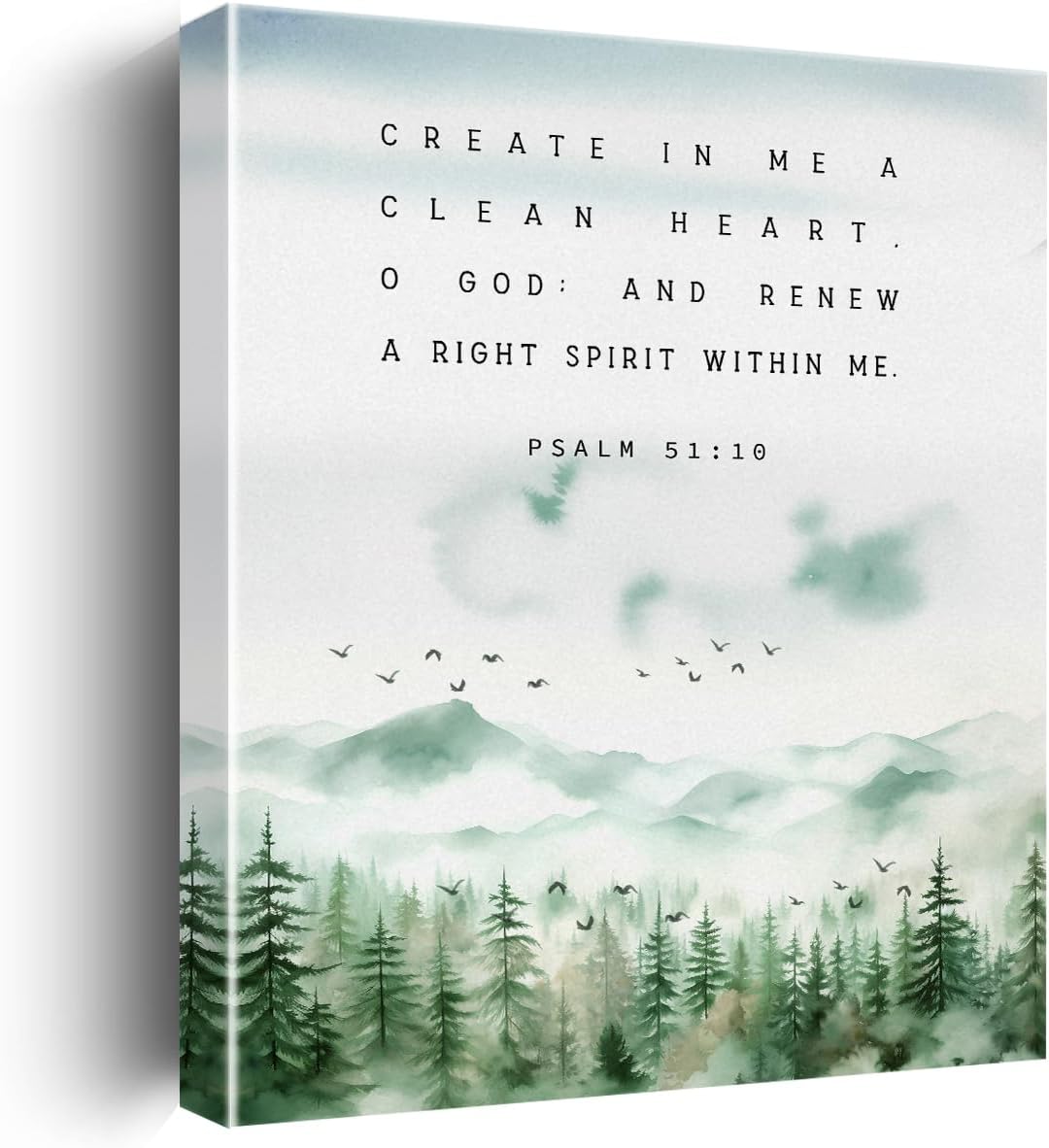 Amazon.com: Inspirational Christian Canvas Wall Art Farmhouse Decor ...