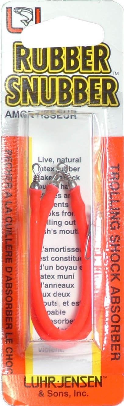 Trout Rubber Snubber Medium Flex 6-1/2" / 2 Pack Fire, Soft Plastic ...