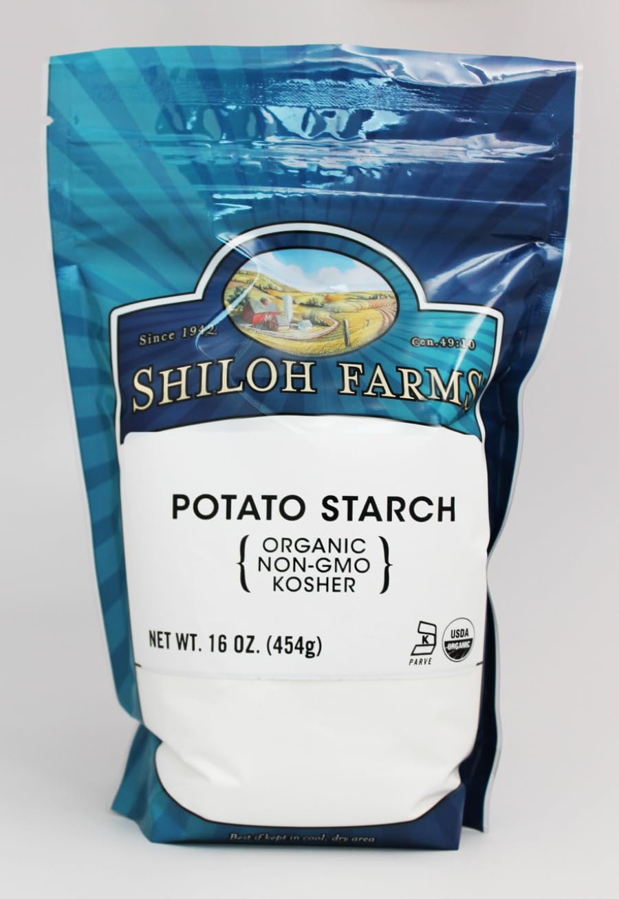 Amazon.com : Organic Potato Starch - 16 oz (Pack of 6) : Grocery ...