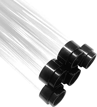 Beam Lighting 48" 4 Foot Clear T8 Tube Guard - 5 Pack for Flourescent ...