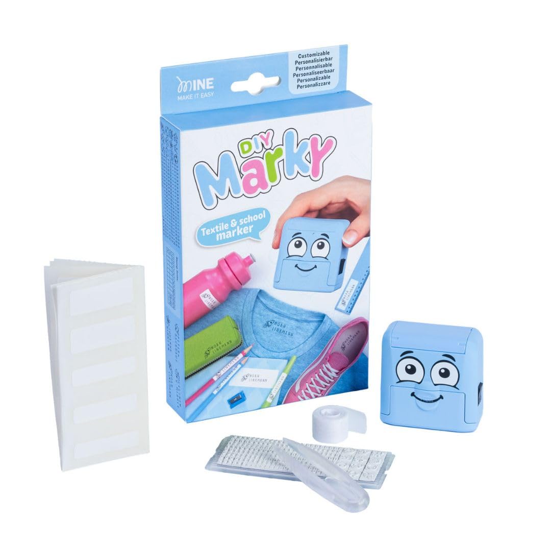 COLOP – COLOP Marky Blue Customizable Child-Friendly DIY Textile Stamp ...