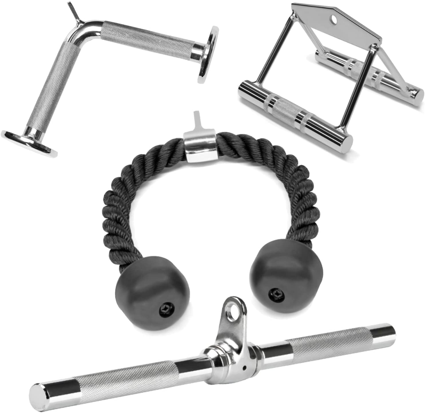 Buy Topserve Combo Tricep LAT Pulldown Attachments, Double D Handle, V ...