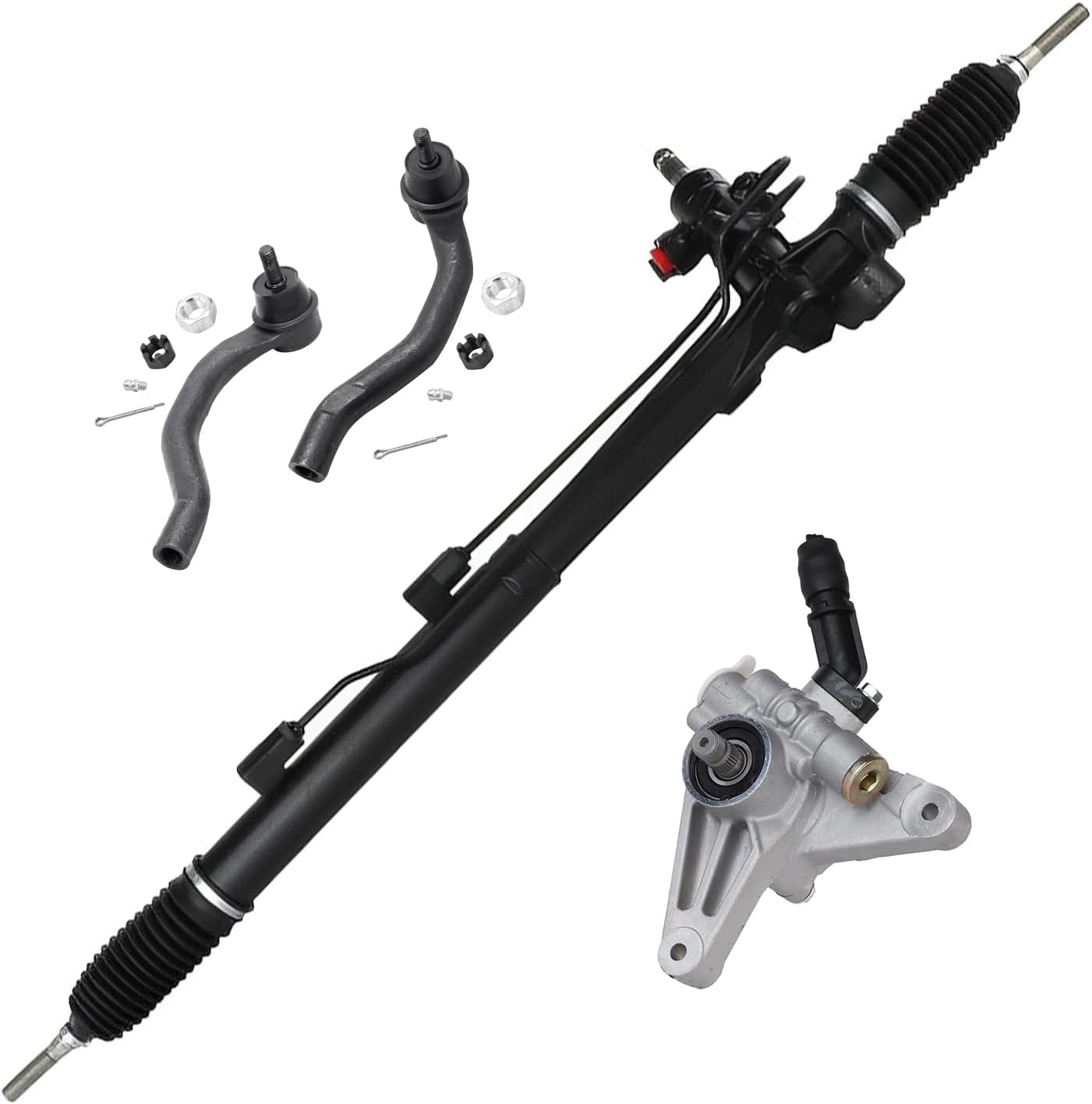 Amazon.com: Detroit Axle - 3.0L Rack and Pinion Power Steering Pump Kit ...