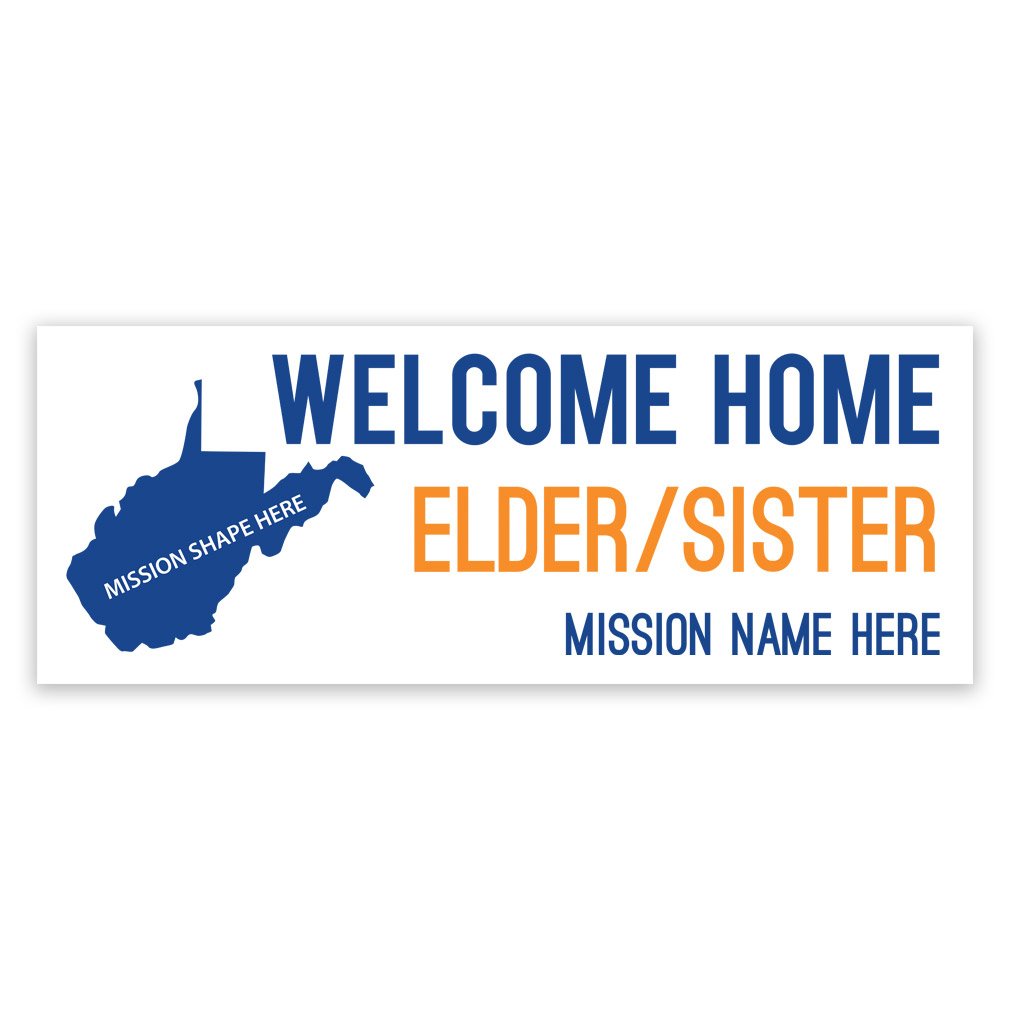 Amazon.com : Borders Missionary Banner - Perfect for homecomings : Home ...
