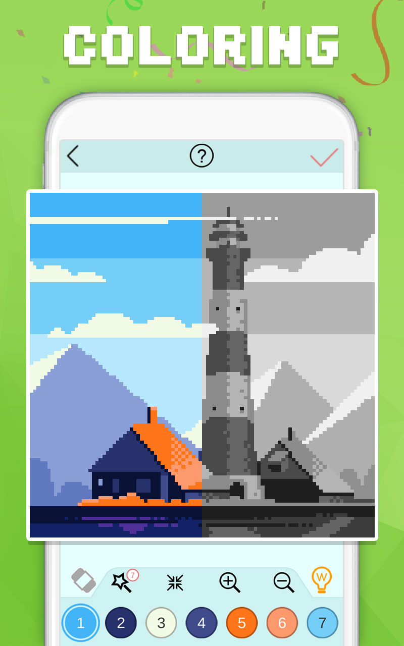 Color by Number:Art Master - Pixel Coloring Book Free Games - App on ...