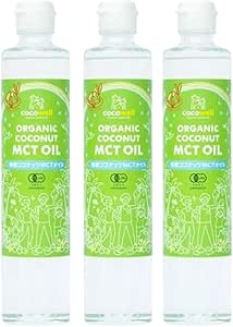 Amazon | ココウェル 有機ココナッツ MCTオイル 280g 3個 ココナッツオイル MCT 中鎖脂肪酸 | KEYROOM | ココナッツオイル 通販