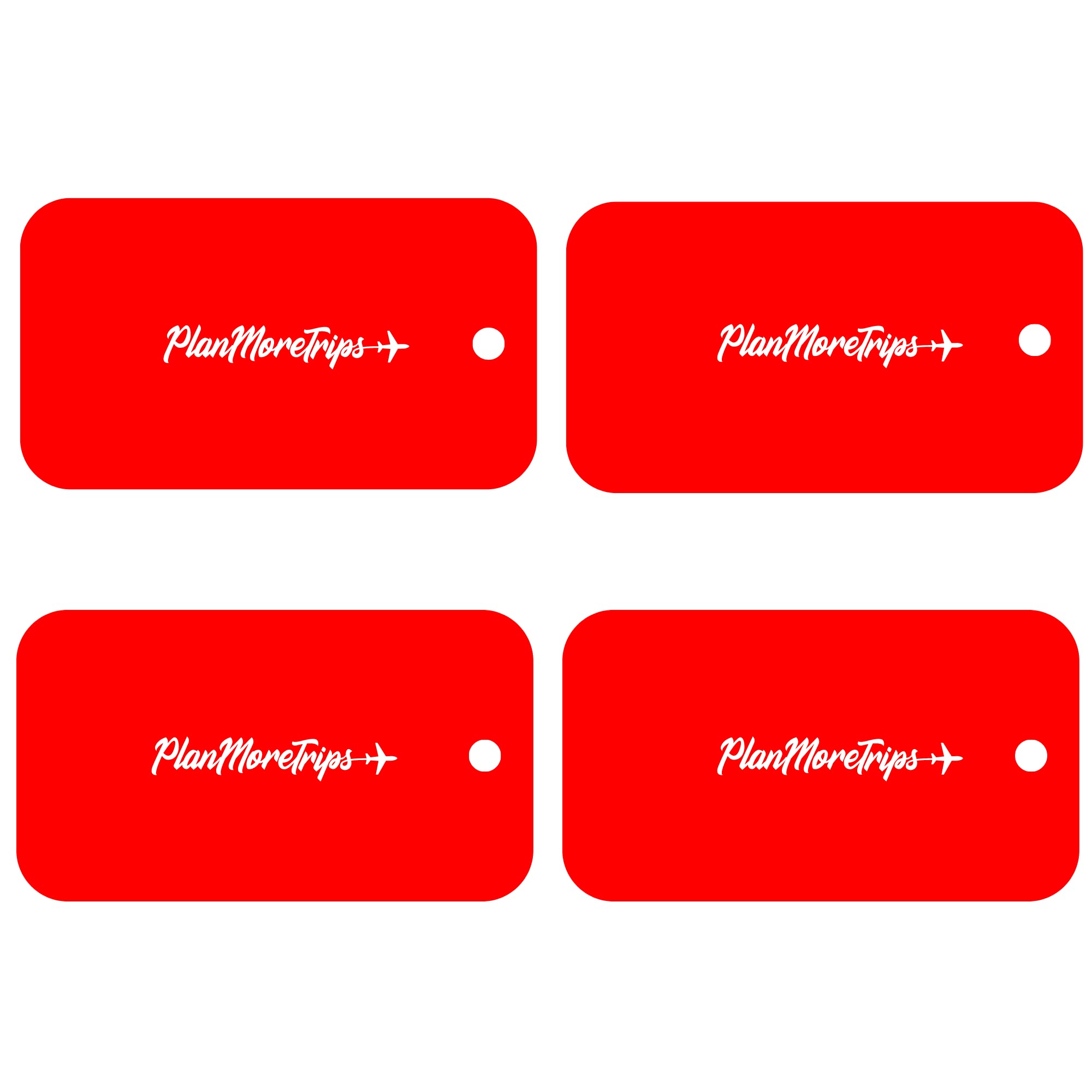 Amazon.com: 4 Pack Neon Red Luggage Tags for Suitcase TSA Approved ...