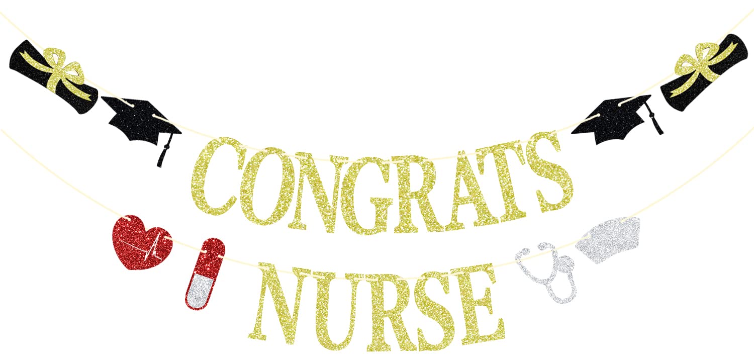 Nursing Graduation Banner Nurse Graduation Party Welcome Sign In Rose