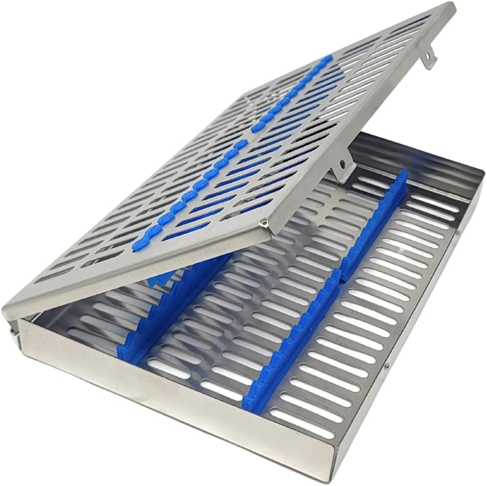 Dental Autoclave Sterilization Cassette Box Tray for 20 Instruments ...