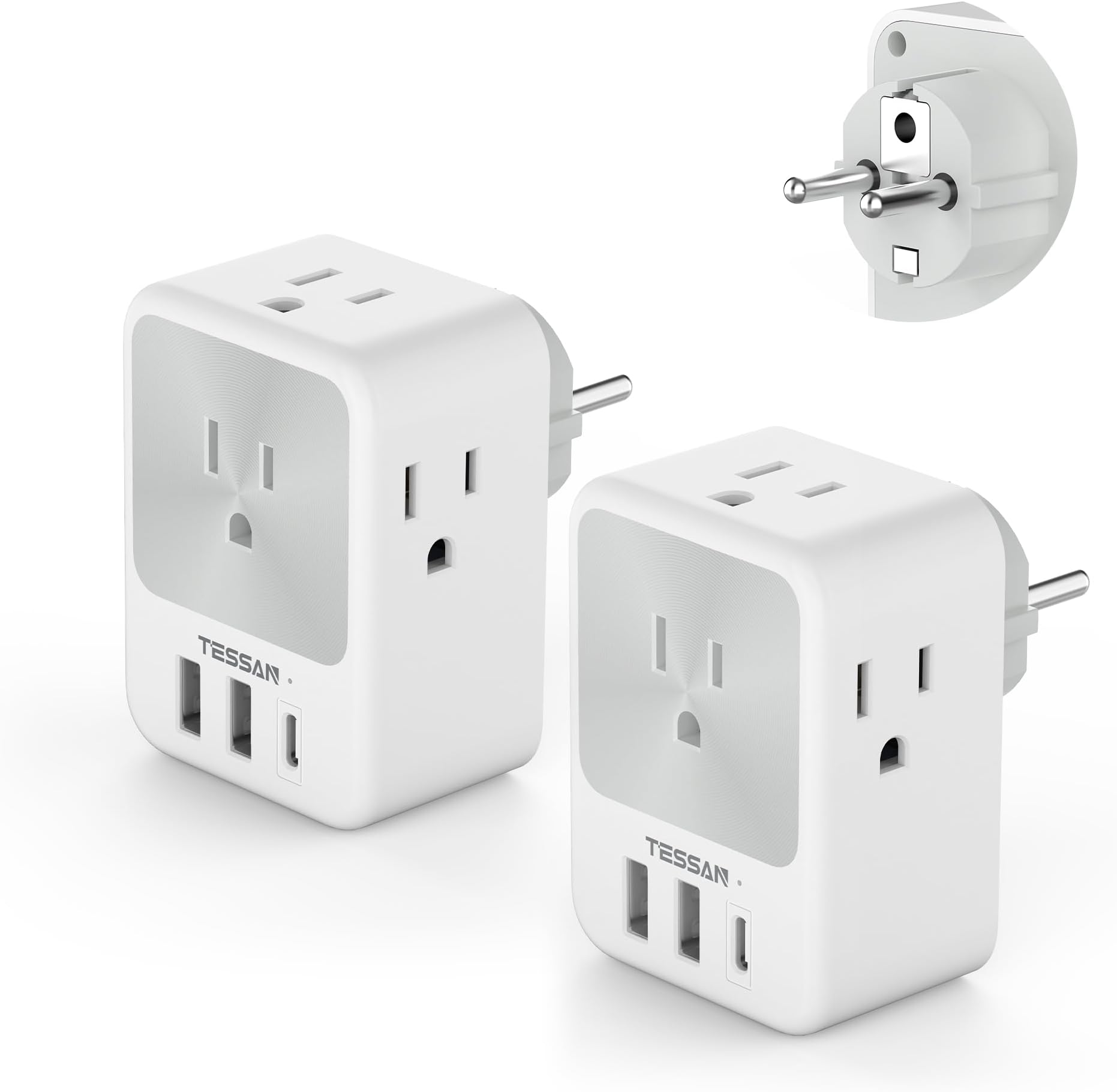 Amazon.com: United States to Russia Travel Power Adapter to Connect ...