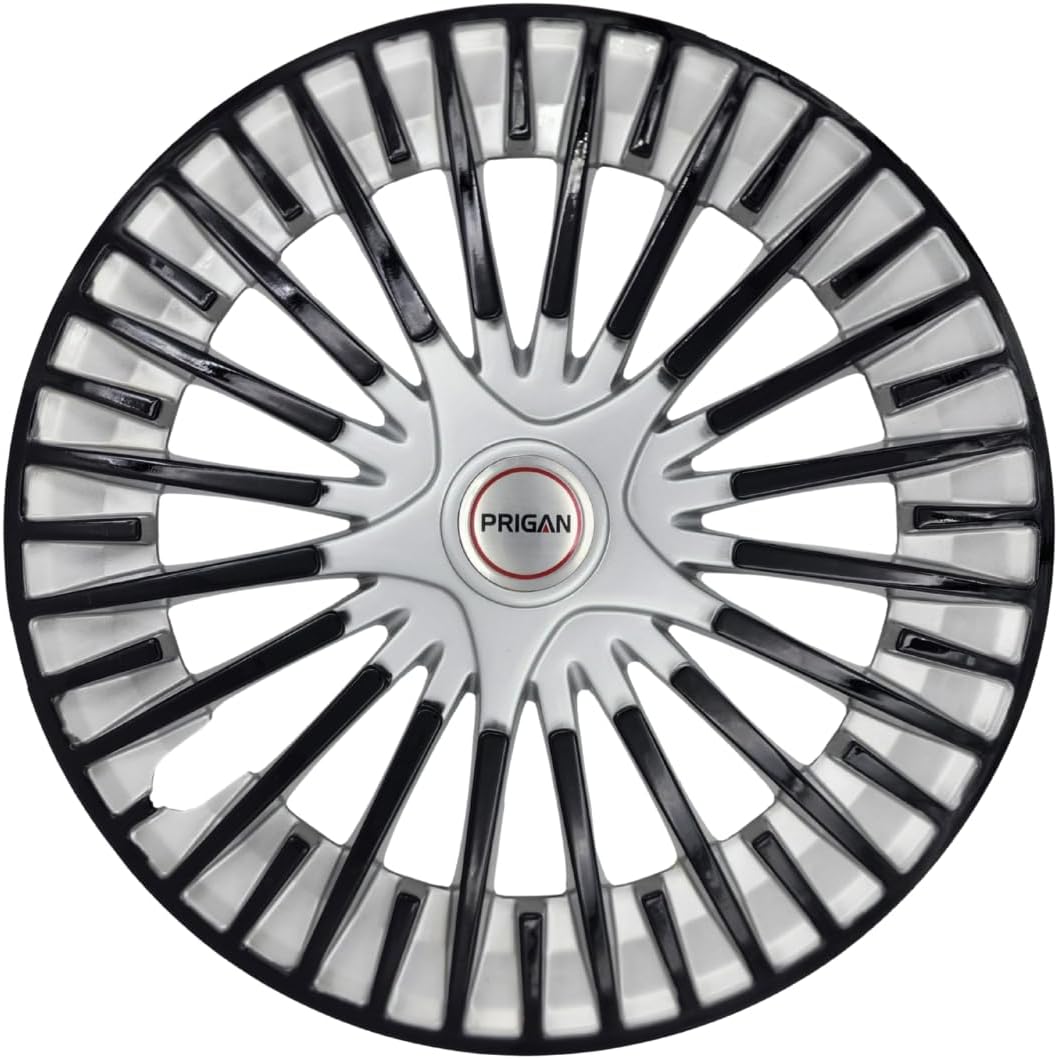 PRIGAN 14 Inch Black Universal Wheel Cover/Cap for All 14 Inch Cars ...