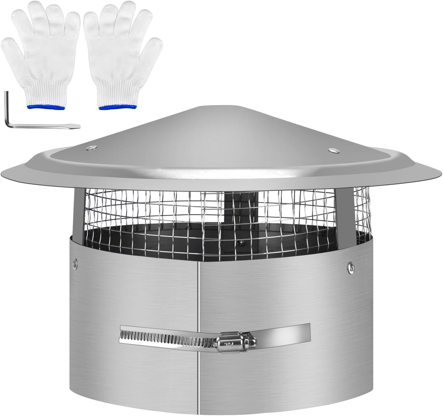 Amazon.com: FAMCO Wind Directional Chimney Cap (Galvanized Steel, 8 ...