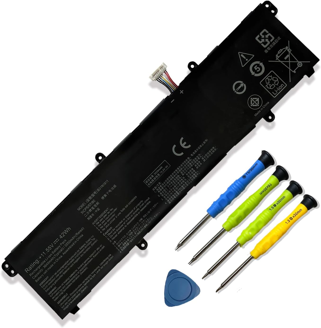 Amazon.com: Mobik B31N1911 Battery Replacement for ASUS VivoBook Flip ...