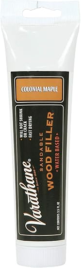 Varathane 215210 Sandable Wood Filler, 3.5 oz, Colonial Maple - Wood ...