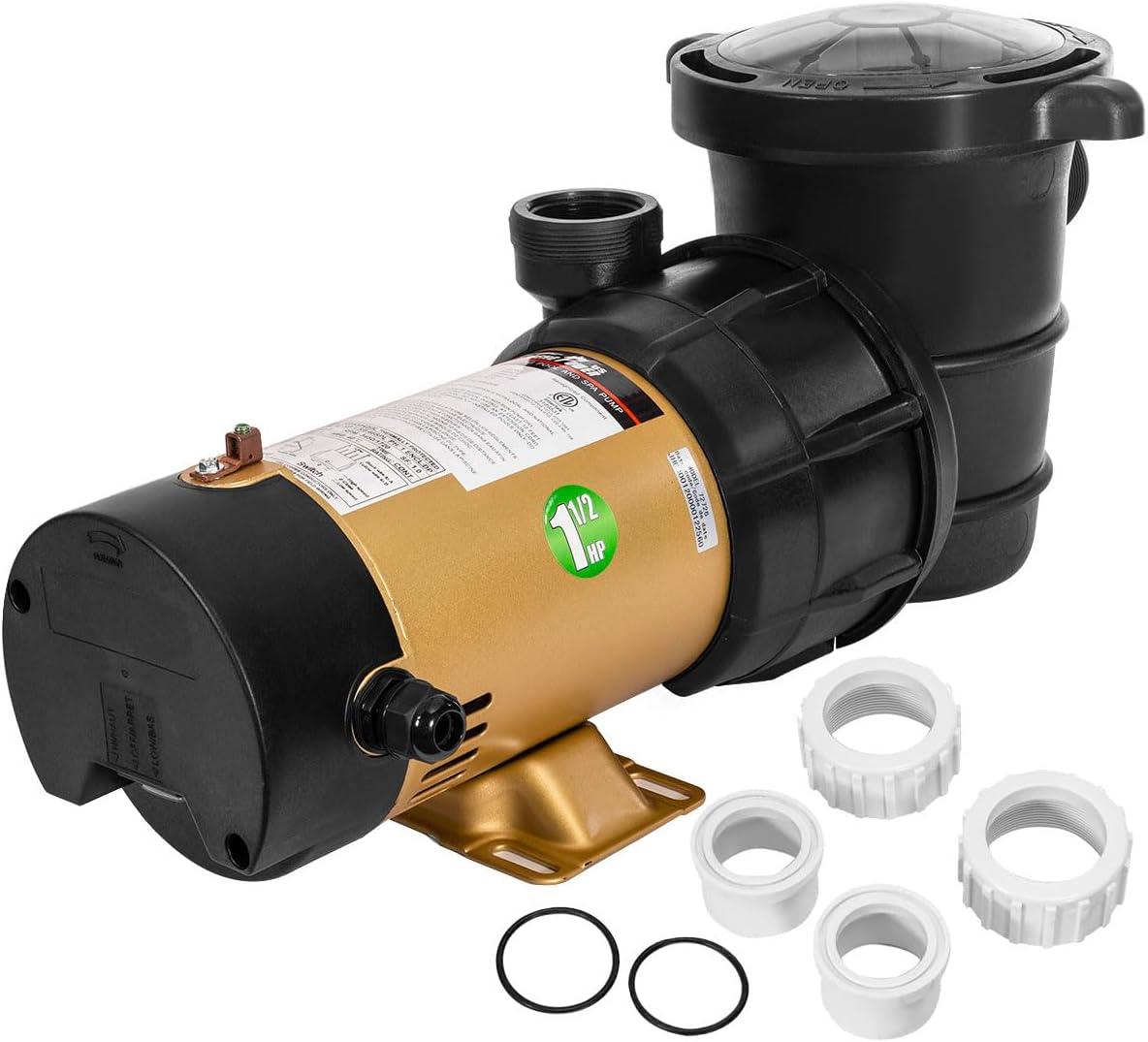 Amazon.com: Doheny's Harris ProForce 1.5 HP Above Ground Pool Pump 115V ...
