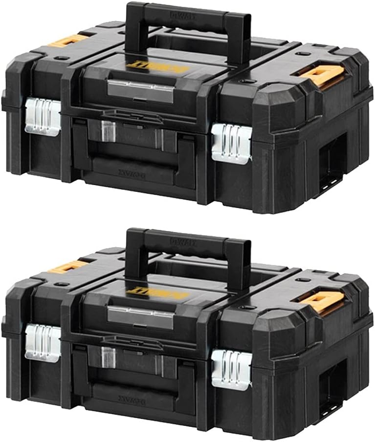 Dewalt DWST1-70703 TStak II Power Tool Storage Box T-STAK + Drill ...