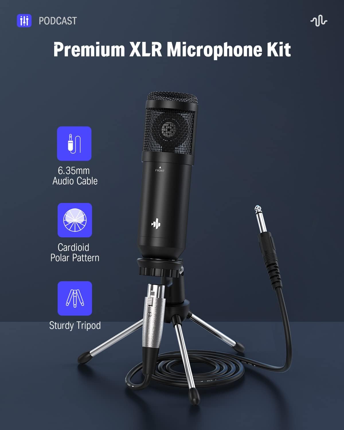 Buy Donner Podcast Equipment Bundle, Podcast Kit Music Production ...