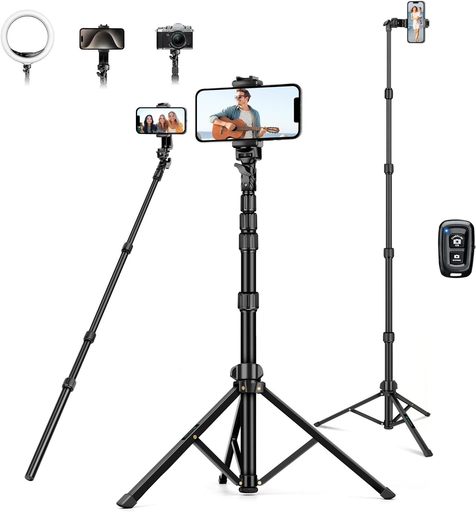 Amazon.com: LINKCOOL 360 Rotation Flexible Octopus Tripod for iPhone ...