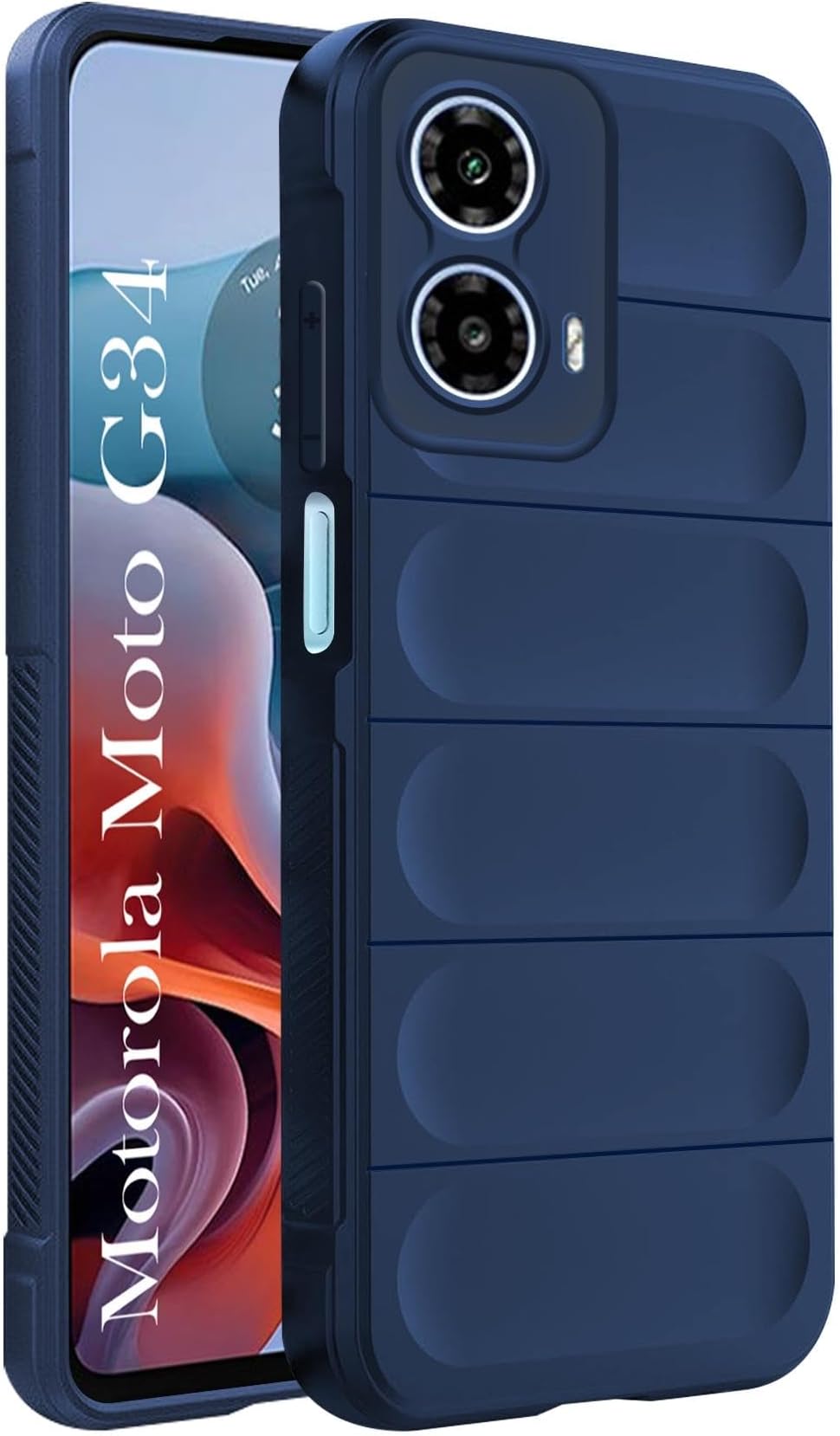 Jkobi Back Cover Case for Motorola Moto G34 5G (Matte Liquid Silicone ...