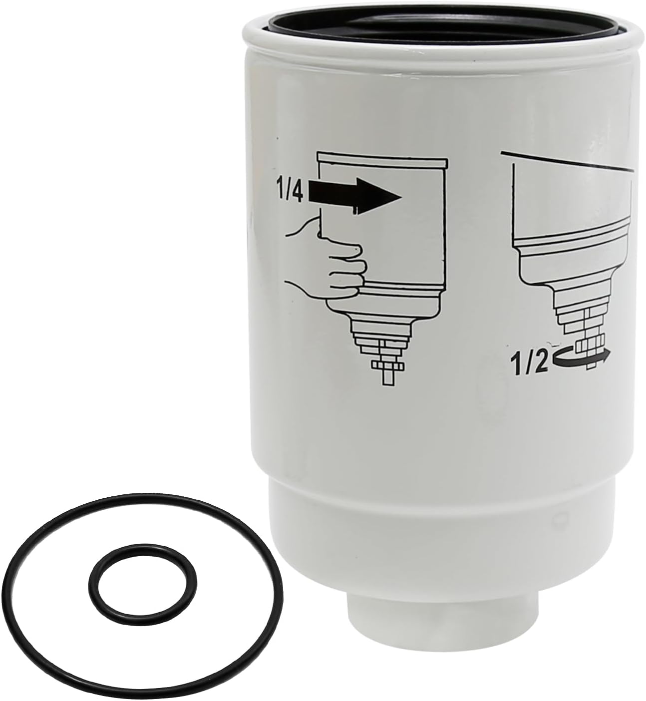 Amazon.com: 6.6 Duramax Diesel Fuel Filter with Seals TP3018, TP3012 ...