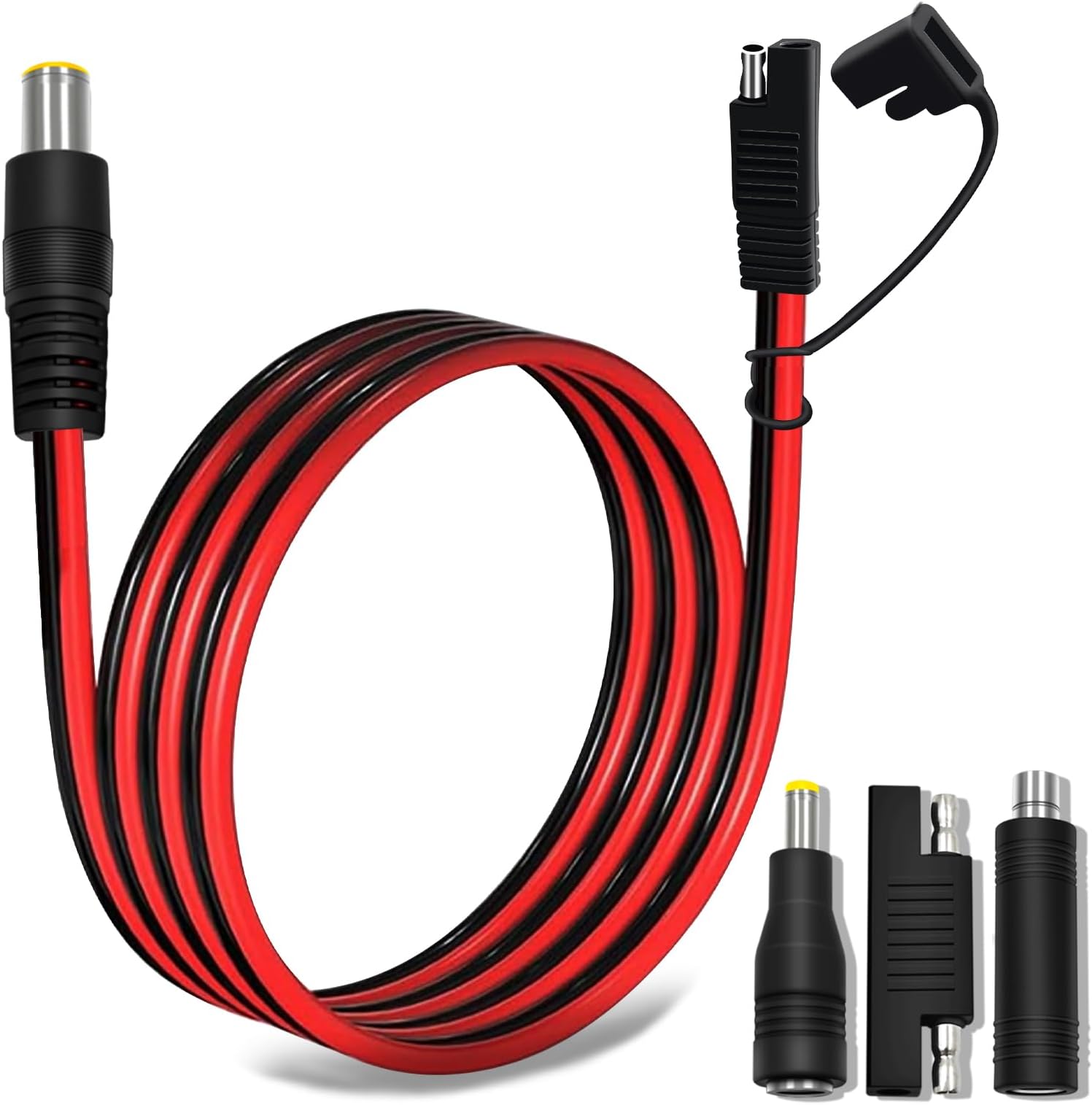 Amazon.com: COMeap SAE to DC8mm Male Adapter for Jackery Solar Panel ...